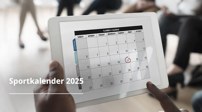 Sportkalender 2025: Alle evenementen en data in één overzicht